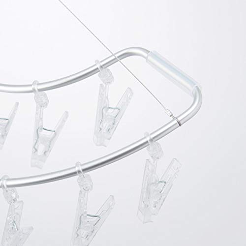 MUJI 02577742 Aluminum Wall Hanger, 16 Pinch / Approx. Width 17.7 x Depth 9.1 inches (45 x 23 cm)'