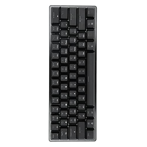 Goshyda Mechanical Keyboard,Portable 61 Keys Gaming Keyboard Durable RGB Backlit Keyboard with FN Key Combination Function,for Laptop Desktop