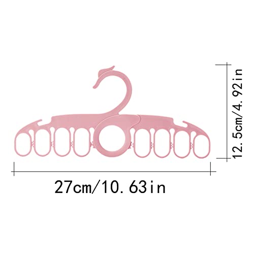 Multifunctional Hangers Creative Nonslip Hangers Saving Space Household Wardrobe Storage Hangers Metal Wash Tub (Sky Blue, One Size)