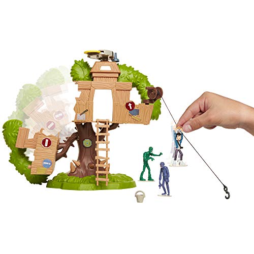 The Last Kids On Earth - Tree House of Awesomeness Playset, Includes Exclusive Jack Action Figure & 2 Zombies
