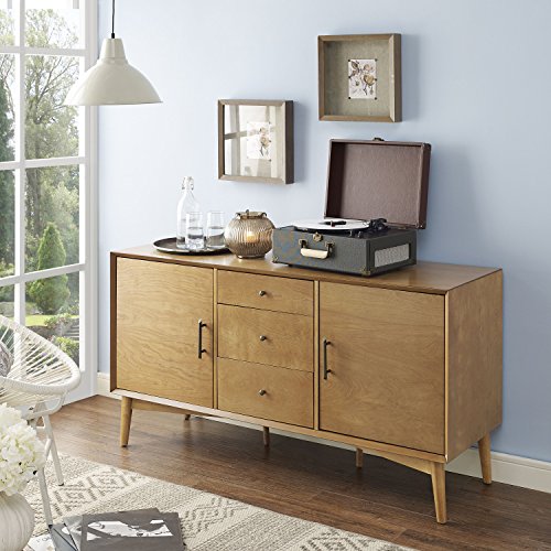 Crosley Furniture Landon Buffet and Large Console, Acorn