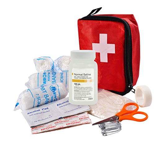 Normal Saline 100 mL. 0.9% Sodium Chloride. Case of 48 Irrigation Solutions for Irrigation of Devices. Sterile Wound Care Solution Bottle. DO NOT Ship to California