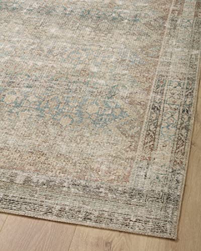 Loloi Angela Rose x Loloi Aubrey Collection AUB-03 Jade/Natural 2'-3" x 3'-9" Accent Rug