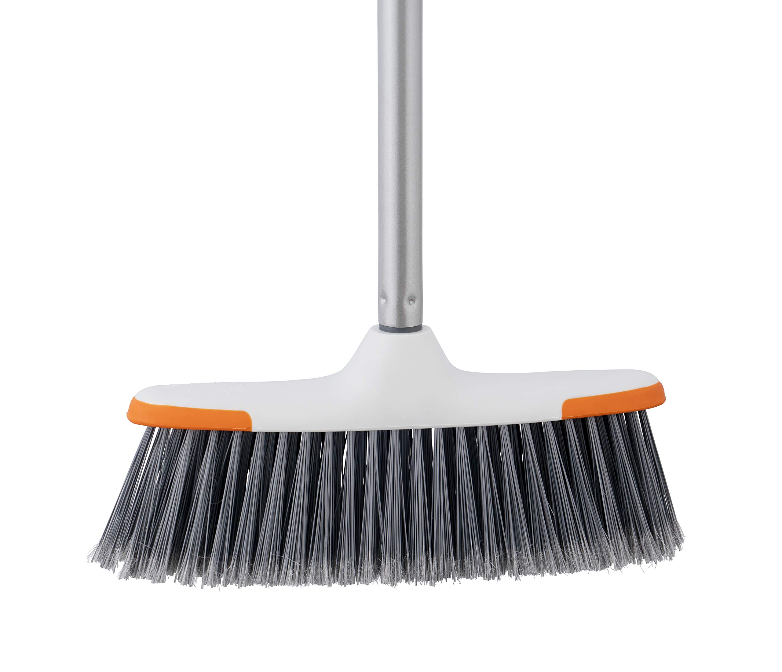 Superio Lightweight Essential Household Broom with Metal Handle (Grey)