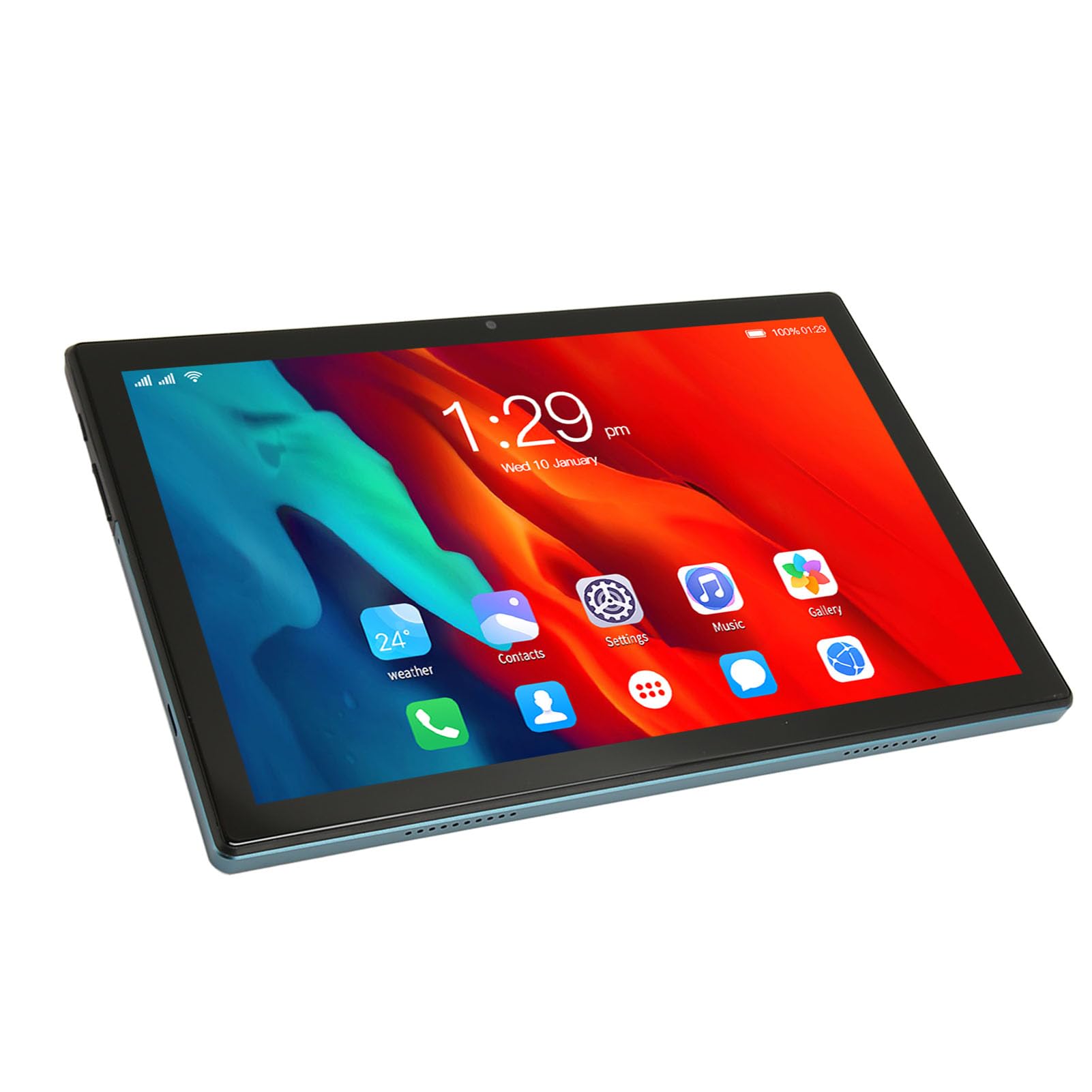 DAUERHAFT Tablet PC Support Fast Charging 10.1 Inch Tablet Support 4G Network 100-240V 1960x1080 for Android 12 for Travel (US Plug)