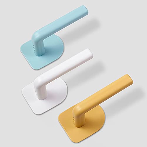 HOUKAI Kitchen Paper Towel Holder Multi-color Multifunction Self-adhesive Seamless Accessories Bathroom Toilet Storage Rack (Color : Blue)