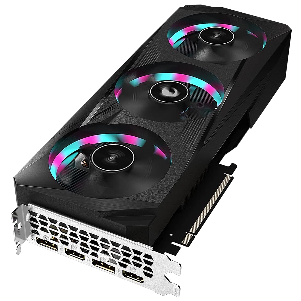 Gigabyte AORUS GeForce RTX 3060 Elite 12G Graphics Card, 3X WINDFORCE Fans, 12GB 192-bit GDDR6, GV-N3060AORUS E-12GD REV2.0 Video Card (RENEWED)