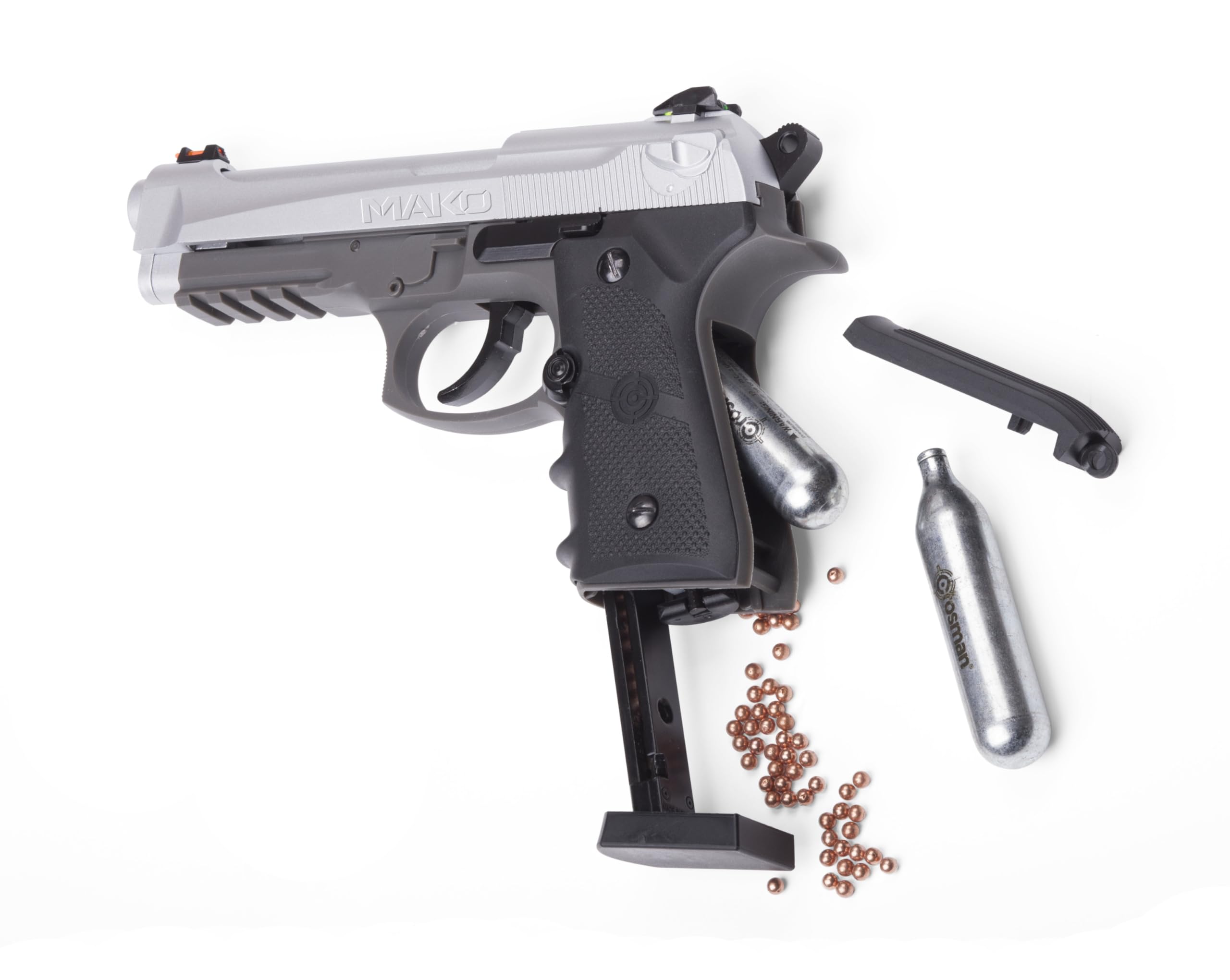 Crosman CM9B Mako CO2-Powered Semi-Auto Blowback BB Air Pistol