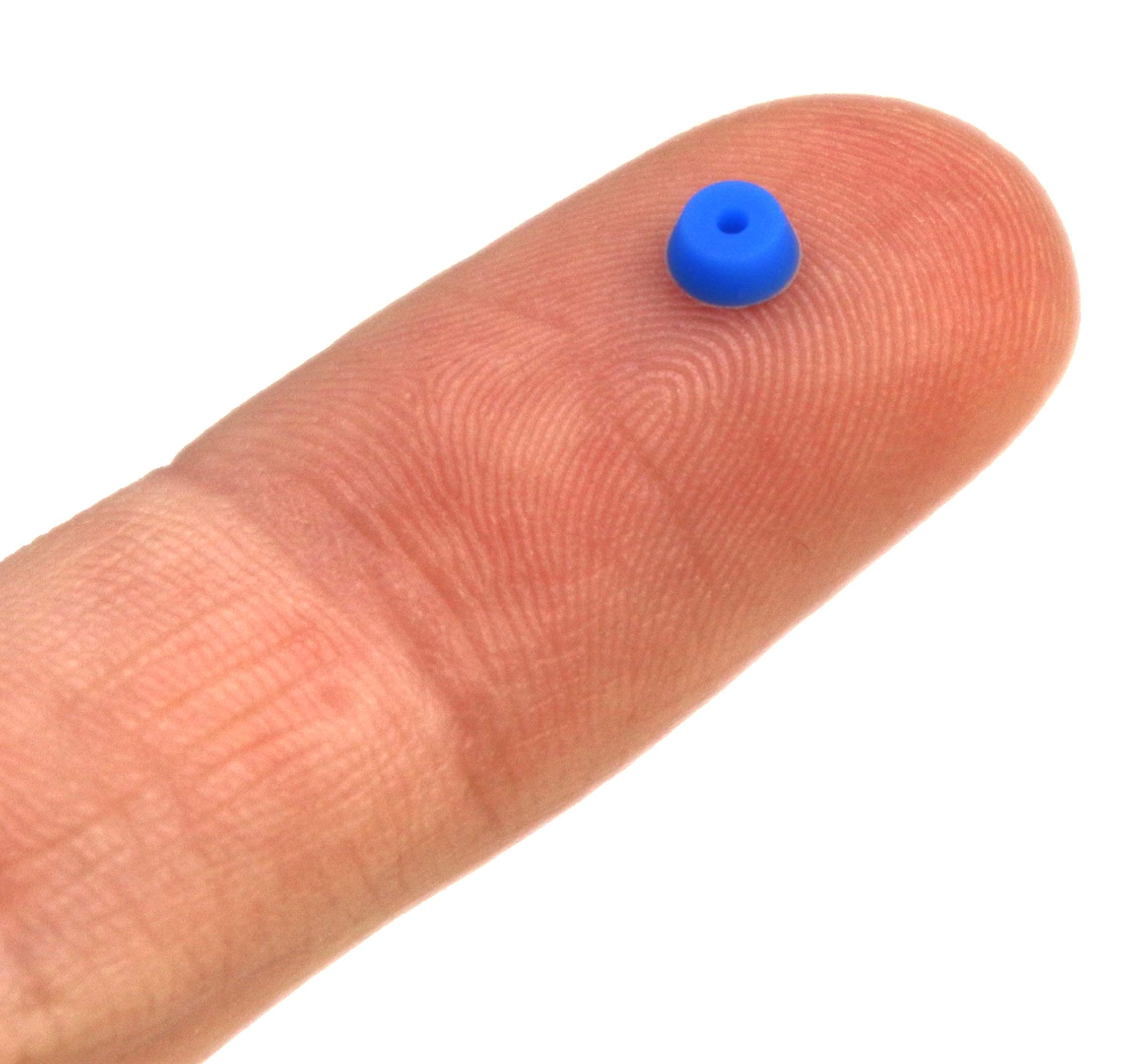 Teak Tuning Bubble Bushings Pro Duro Series in Dark Blue - Extra Loose (51A) - Custom Molded Fingerboard Tuning