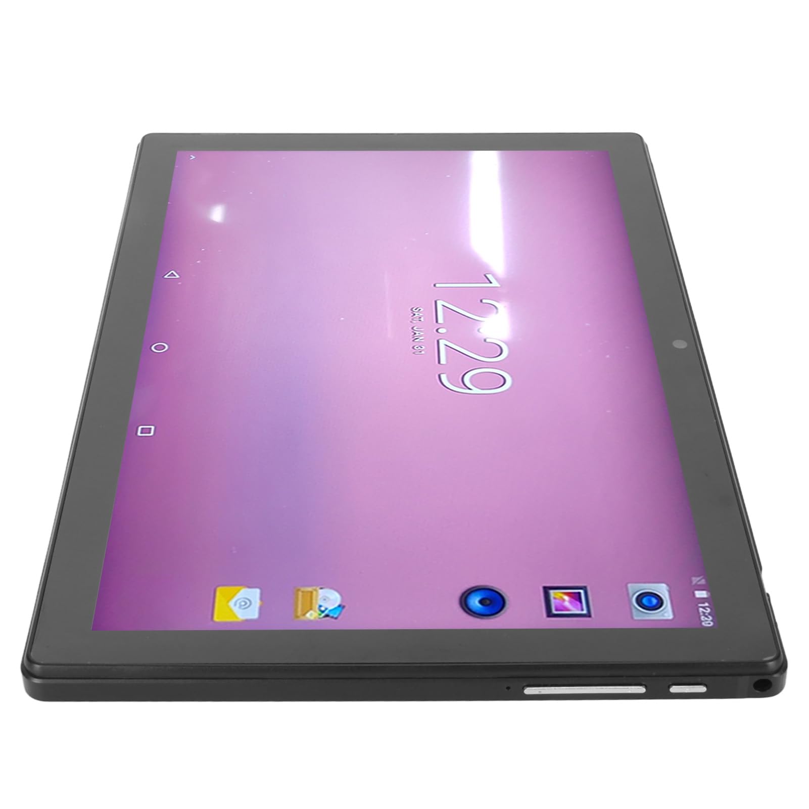 DAUZ 10.1 Inch Tablet PC, 100-240V 8GB RAM 256GB ROM 10.1 Inch Tablet 5GWIFI for Entertainment for Android 12.0 for Work (US Plug)
