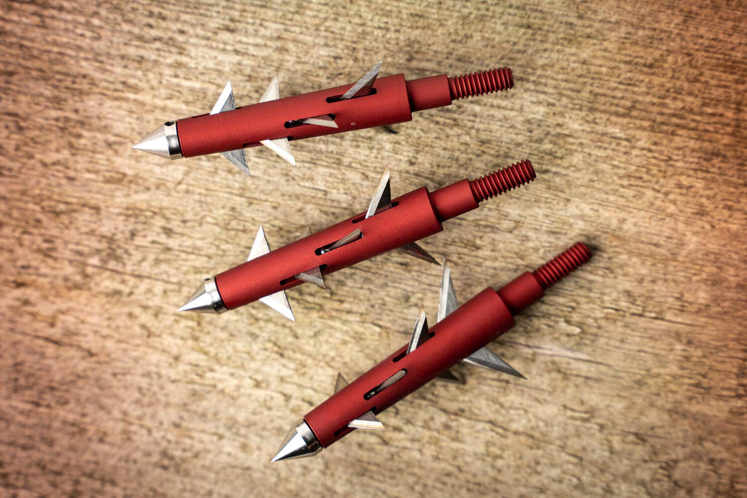 Crown Broadheads by Thorn - 100/125 Grain Broadheads for Crossbow/Compound Bow (100 Grain, Crossbow)
