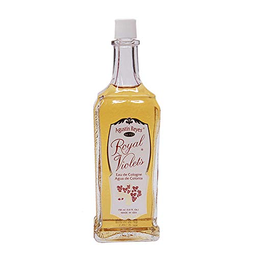 Royal Violets By Agustin Reyes 5 Oz Agua De Colonia Eau De Cologne Glass Bottle