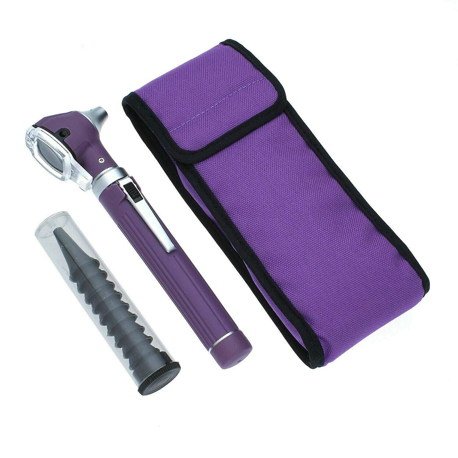 Surgicalonline Otoscope - Ear Scope with Light, Ear Infection Detector, Pocket Size, in 10+ Colors! (Purple)