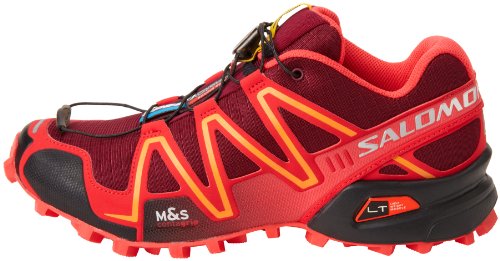 Salomon womens Speedcross 3 W-w trail runners, Bordeaux, 6.5 US