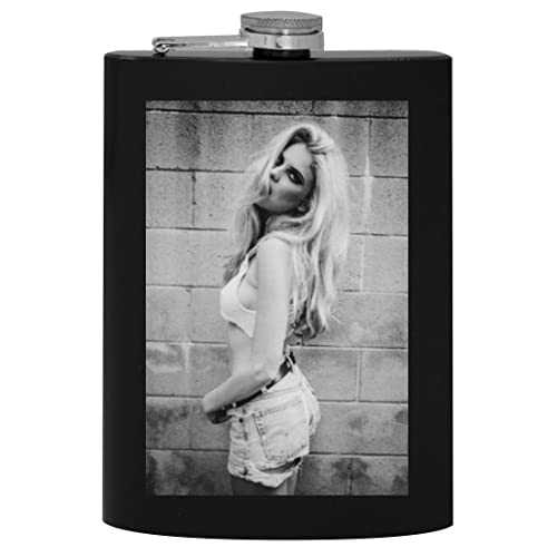 FC Carino B35Y22D63W0734679M07T32C02S27-8oz Black Hip Alcohol Drinking Flask PDI #PIDP734679