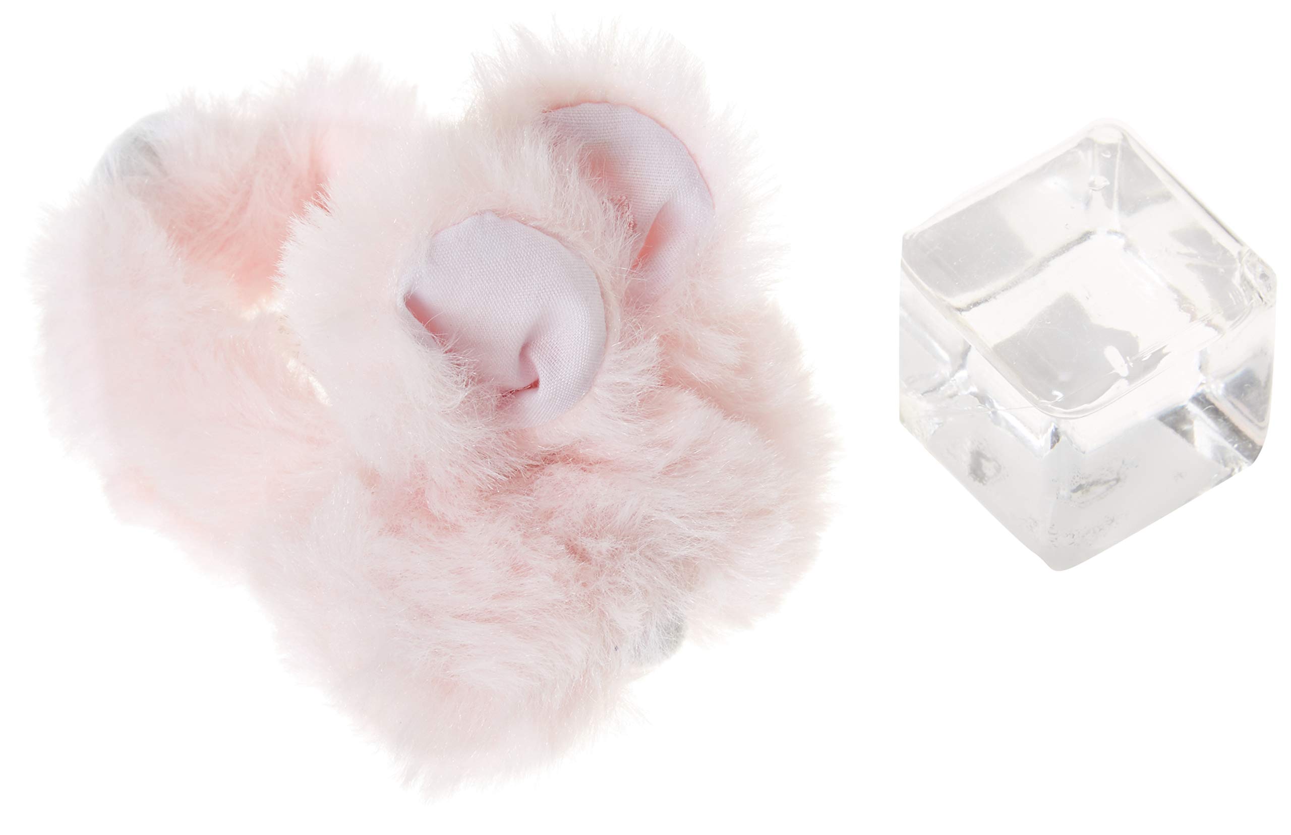 Stephan Baby Shaggy Plush Boo-Bunnie Comfort Toy and Boo Cube, Pink