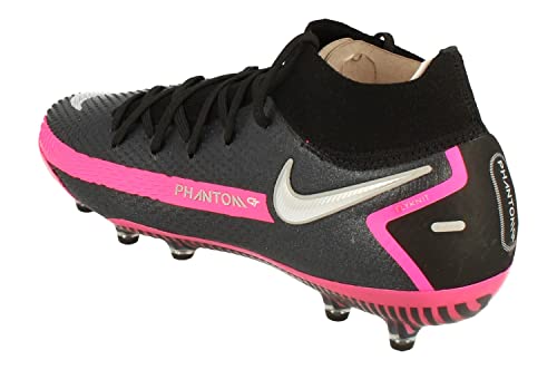 Nike Phantom GT Elite DF AG-Pro Mens Football Boots CW6592 Sneakers Shoes (UK 7 US 8 EU 41, Black Metallic Silver 006)