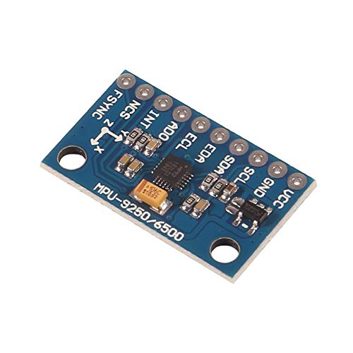 D-FLIFE 2pcs GY-9250 MPU9250 9-Axis 9 DOF Accelerometer, Gyroscope and Magnetometer Sensor Module 16 Bit AD Converter Data Output IIC I2C SPI