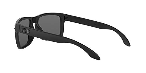 OAKLEY SI Holbrook Matte Black Tonal Icon/Gray Sunglasses (OO9102-E555)