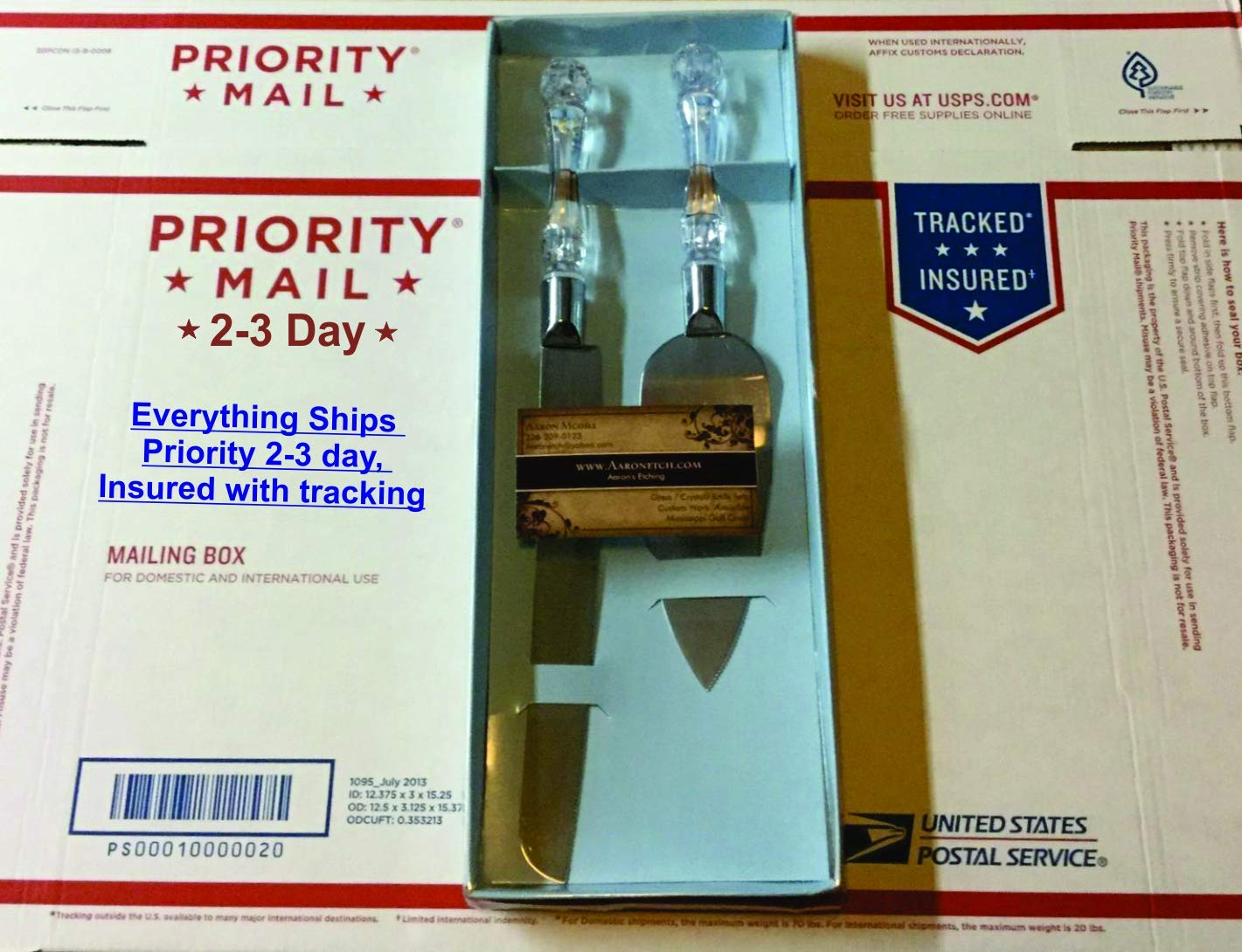 Firefighter Maltese Cross Cake Knife/Server Set Personalize with Names and Date