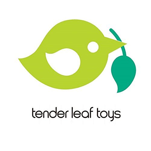 Tender Leaf Toys - Fire Engine - Wooden Fire Truck Toy with Firefighters and Accessories - Story Telling, Pretend Play and Imaginative Play for Age 3+