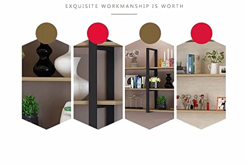 Guuurrrg Ceiling Mount Shelf Industrial Style PB9rrling Mounted Storage Shelf, Bar Kitchen Restaurant Hanging Decorative Flower Stand, Easy to Install (Black 100 x 28 x 80cm)