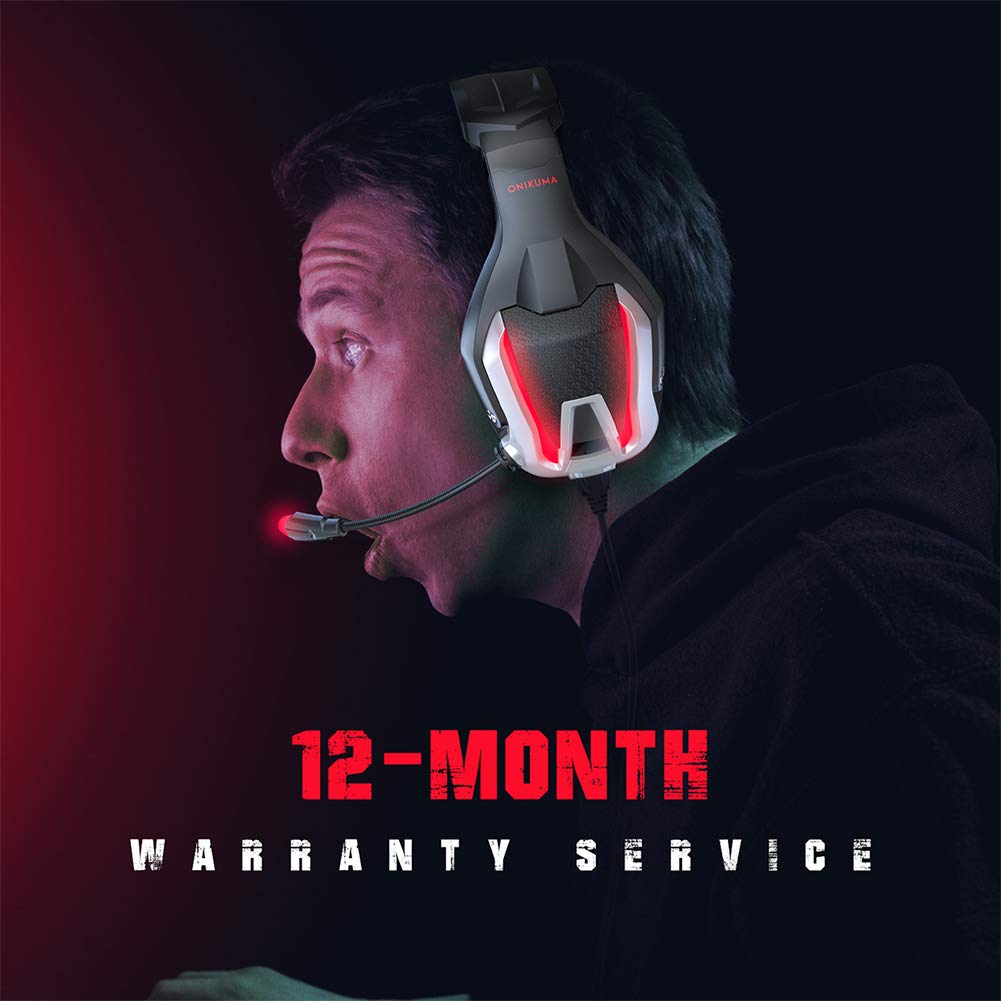 FEIYING Gaming Headset PC Gaming Headphones with Microphone Headset Over-Ear Noise Cancelling (K12R)