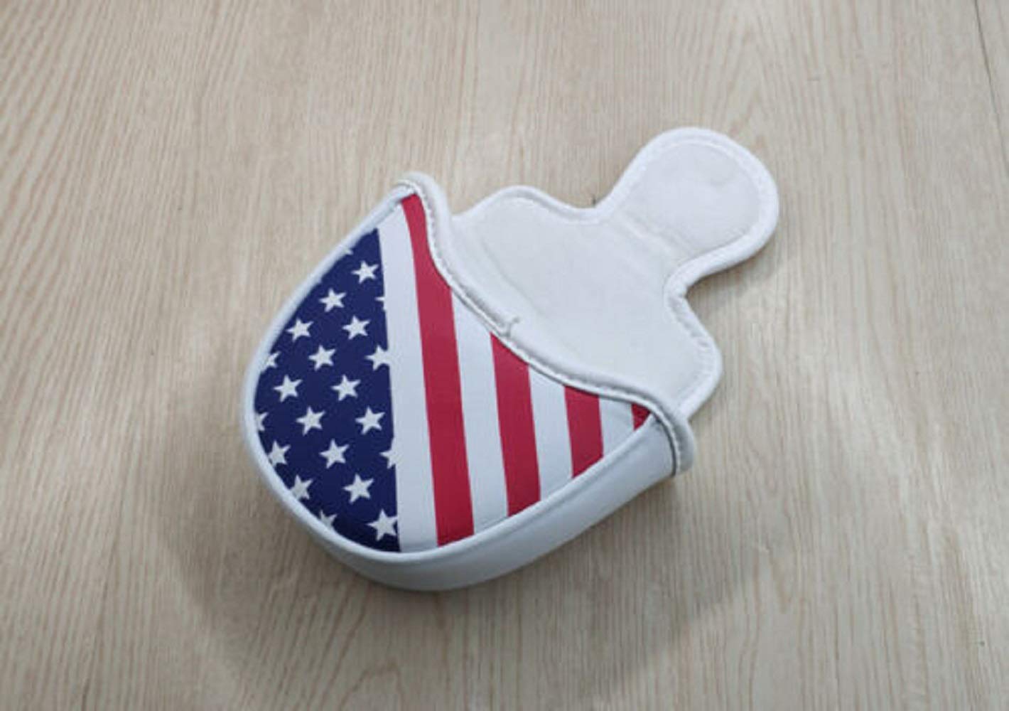 DBYAN US Flag Golf Magnetic Mallet Putter Head Cover for Putters Scotty Cameron, Taylormade, Titleist, Ping and Mizuno