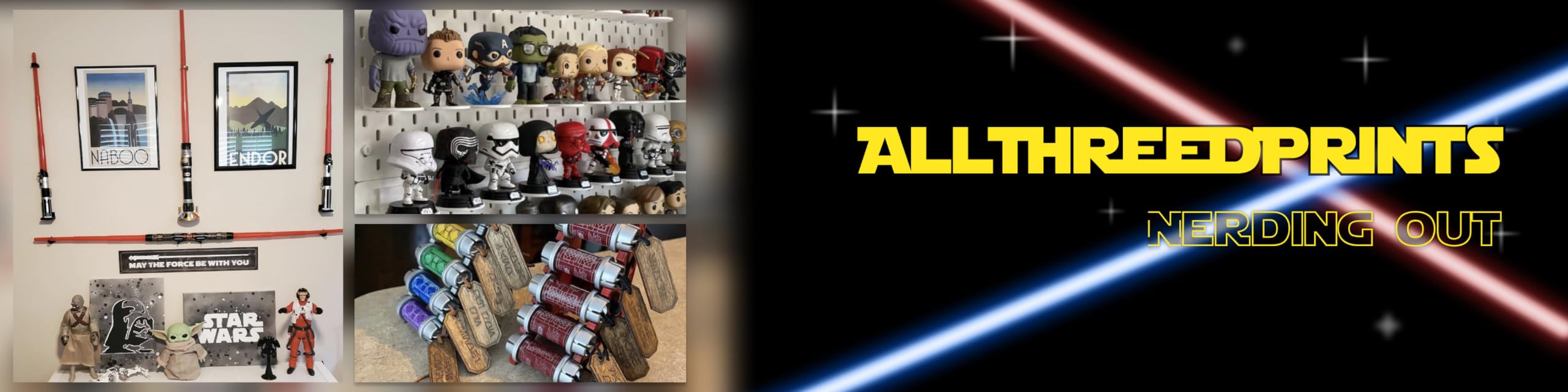 Jedi Holocron Stand Wall Mount Display