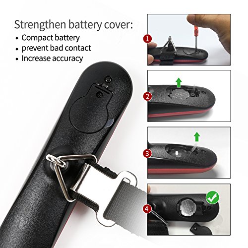 MYCARBON Luggage Scale Digital Hanging Baggage Scale, Portable Travel Weight Scale, Suitcase Weighing Scale with Backlit LCD Display, 110 Lb Capacity, Battery Included Red