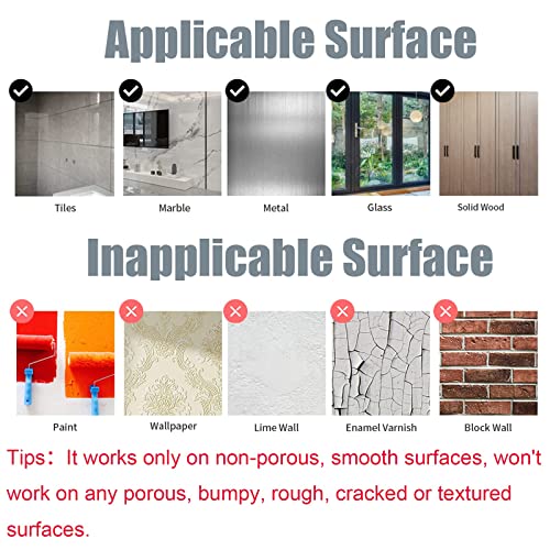 YSSILADI Suction Cup Hooks Heavy Duty Vacuum Suction Shower Hooks Glass Suction Cup Hooks Bathroom Robe Hooks Reusable, No Hole Punched, for Garland Decoration (Silver, 6 Pack)
