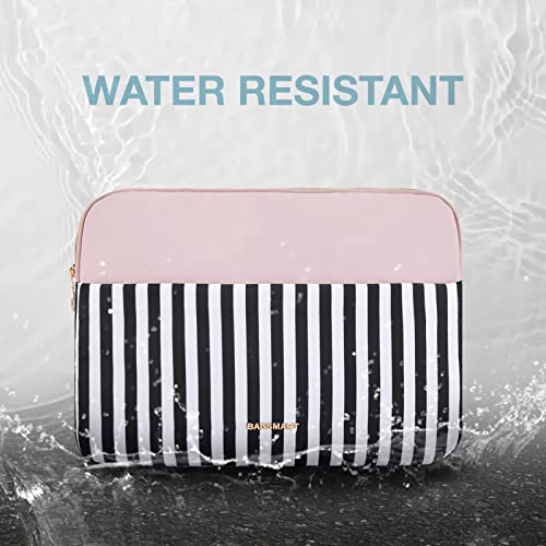 Laptop Sleeve Bag, BAGSMART Laptop Case Compatible with MacBook Air/Pro Retina,13-13.3 inch Notebook Compatible with MacBook Pro 14 inch 2021 2022 M1 Pro/Max A2442, Computer Bag with Pocket, Pink