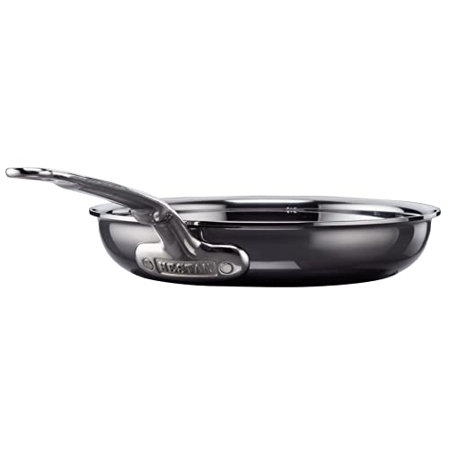 Hestan - NanoBond Collection - Titanium Stainless Steel 8.5-Inch Frying Pan - Toxin, PFAS, & Chemical Free Clean Cookware, Induction Cooktop Compatible
