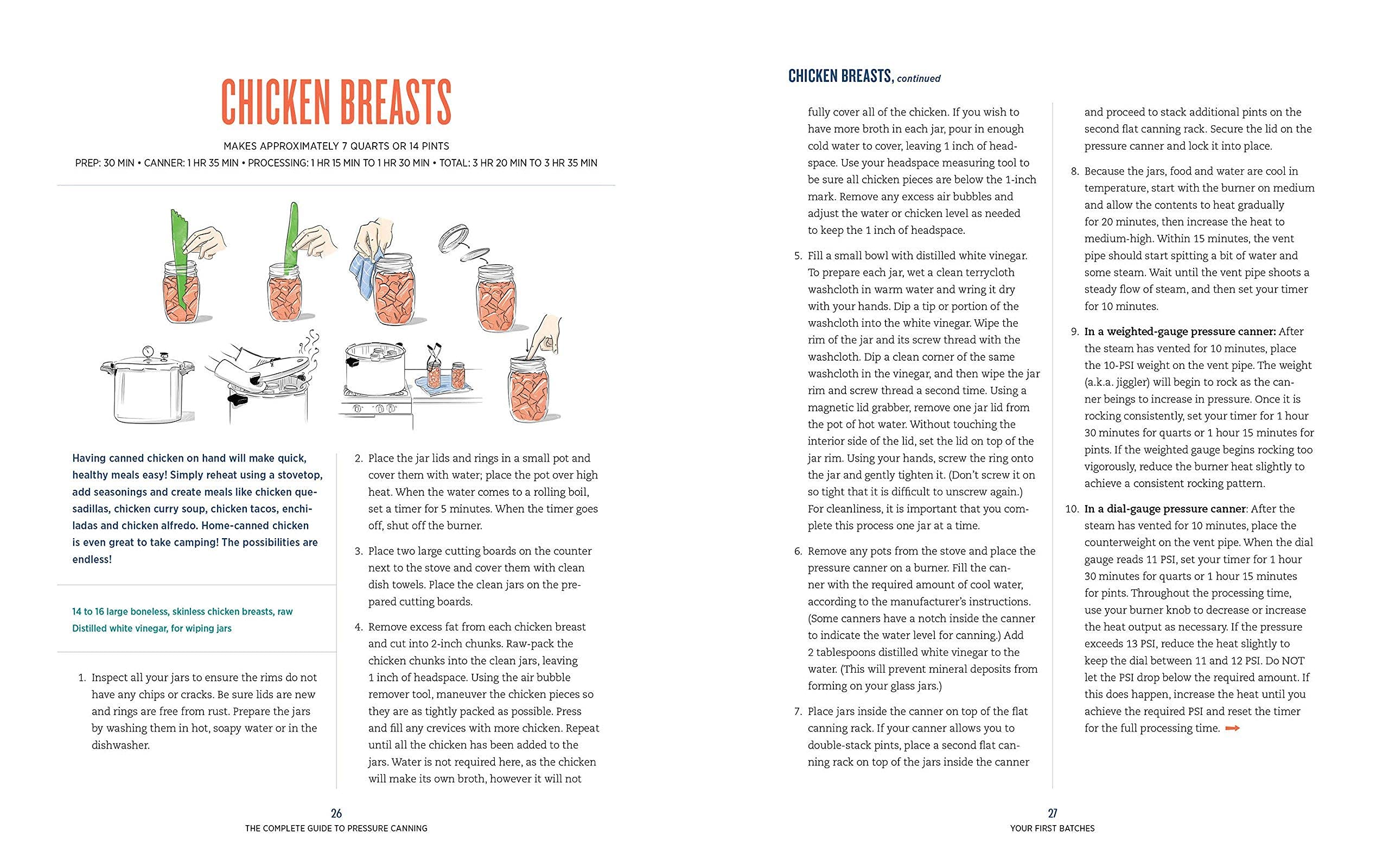 The Complete Guide to Pressure Canning: Everything You Need to Know to Can Meats, Vegetables, Meals in a Jar, and More [Spiral-bound]