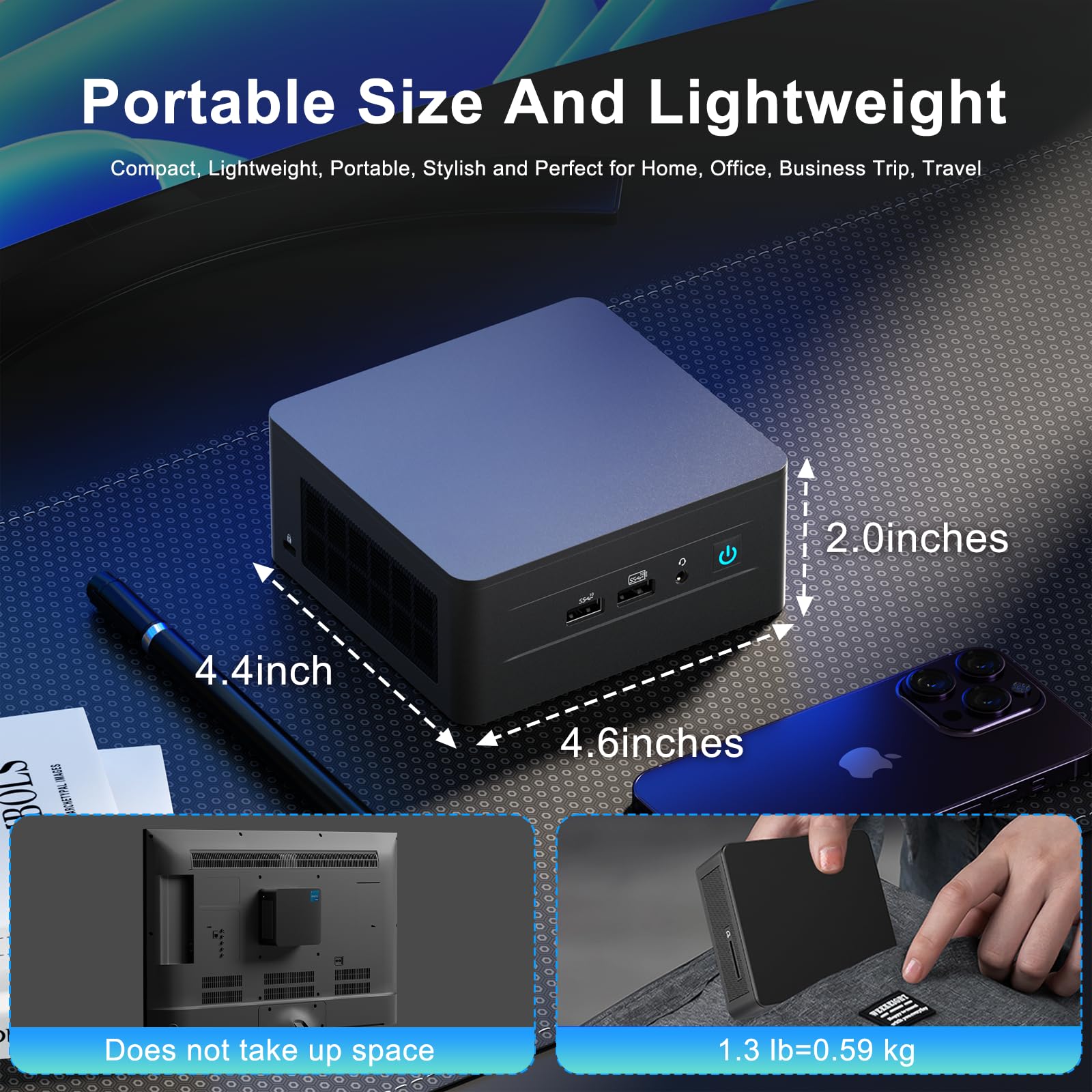 Intel NUC 12 NUC12WSHi7 Wall Street Canyon Mini Computer 12th Gen Intel Core i7-1260P, 12 Cores(4P+8E), 16 Threads, 18MB Intel Smart Cache, Intel Iris Xe Graphics,0GB RAM, 0GB SSD, No OS, Barebone