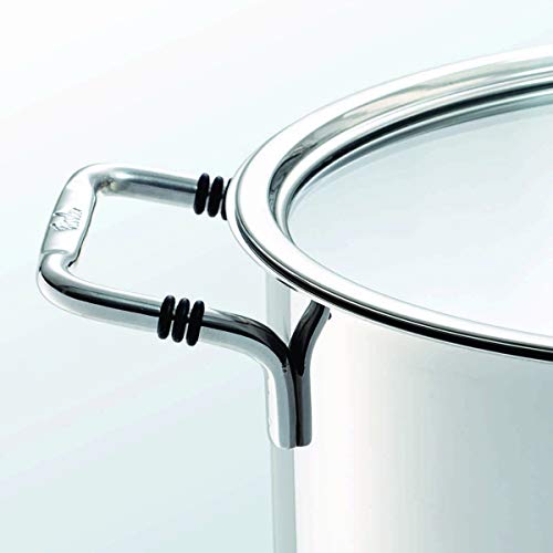 Fissler Bonn 9-Piece Stainless Steel Cookware-Set with Glass Lids Stainless-Steel - Induction