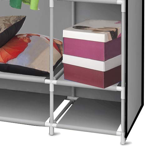 Sunbeam Home Basics, Grey Storage Closet with Shelving