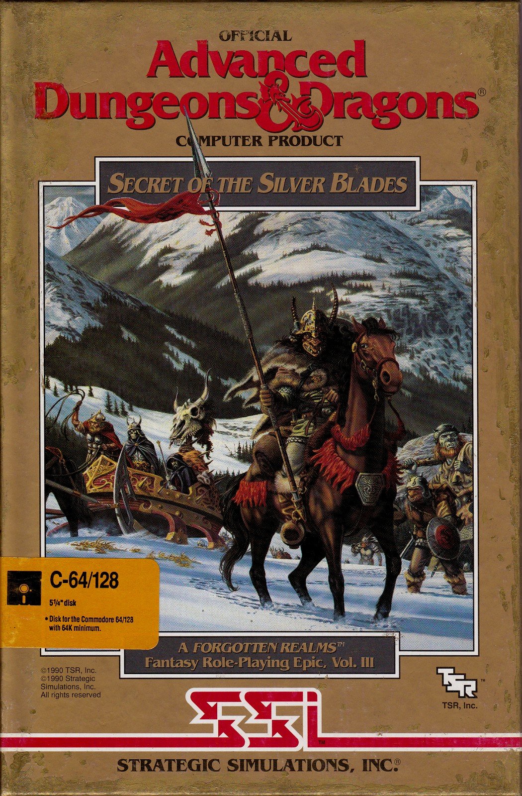 Secret of the Silver Blades - Commodore 64