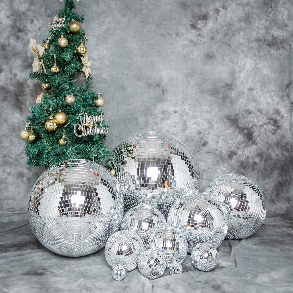 Tableclothsfactory 20" Groovy Glass Mirror Disco Ball Party Decoration for Wedding Event Birthday Party