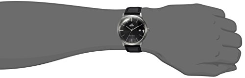 Orient Men's '2nd Gen. Bambino Ver. 3' Japanese Automatic Stainless Steel and Leather Dress Watch, Color:Black (Model: FAC0000DB0)