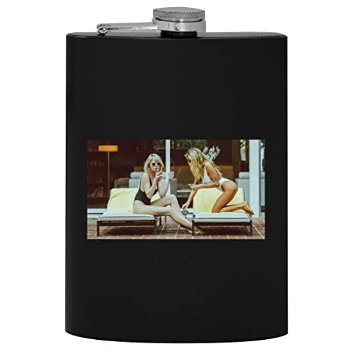 FC Carino B35Y22D63W0734653M07T32C02S27-8oz Black Hip Alcohol Drinking Flask PDI #PIDP734653