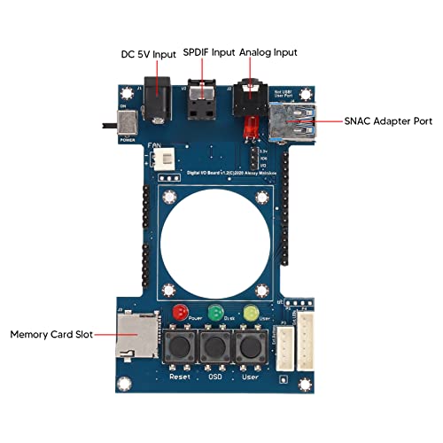 IO Board, Manual Soldering Digital IO Module 3 Status LED Lights Professional Mini for Gamepad