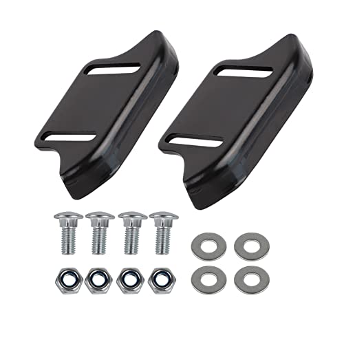 HUSWELL 76153-736-010 Skid Shoes (2 Pack) with Mounting Hardware for Honda Snow Blower Thrower HS50 HS55 HS55K1 HS55K2 HS70 HS80 HS80L1