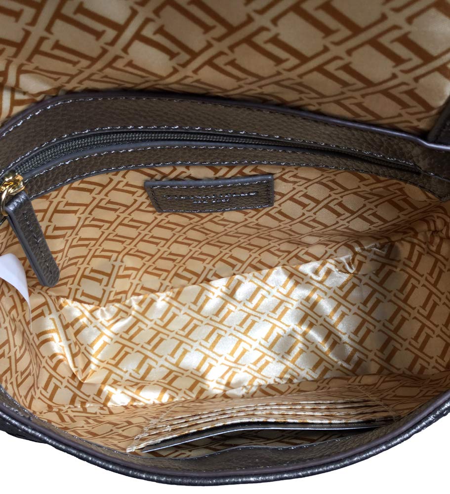 Tignanello Lillie Saddle Cross Body W/RFID Protection, Zinc