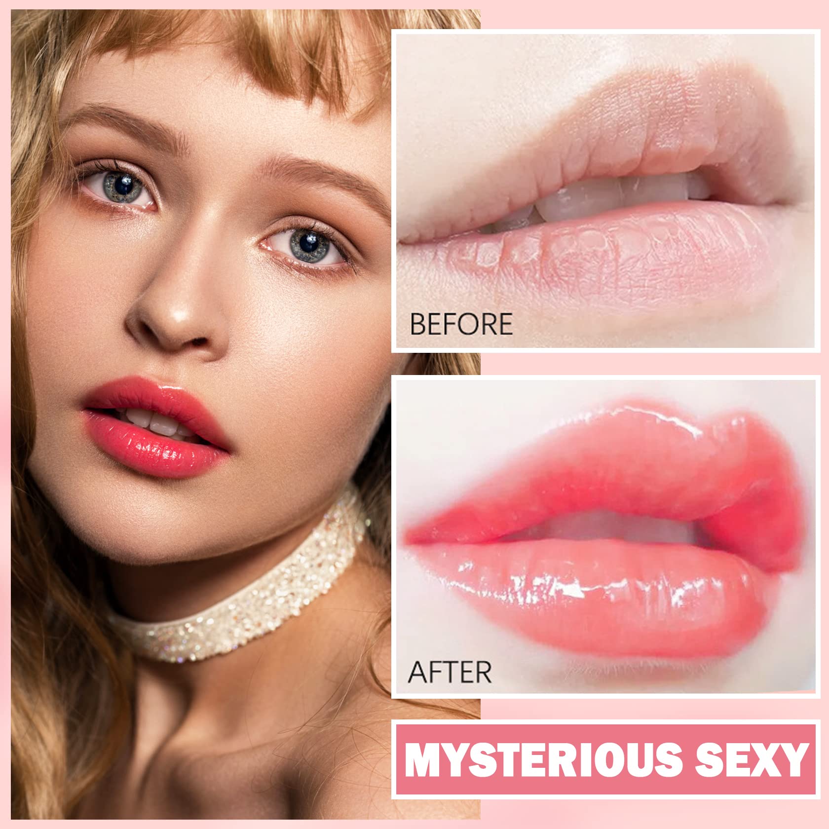 IONSGAKO Lipstick Set, 2PCS Liquid Lip Stain, Long Lasting Waterproof Lip Tint for Lip and Cheek, Lip Gloss, Glossy Finish (01 & 02)