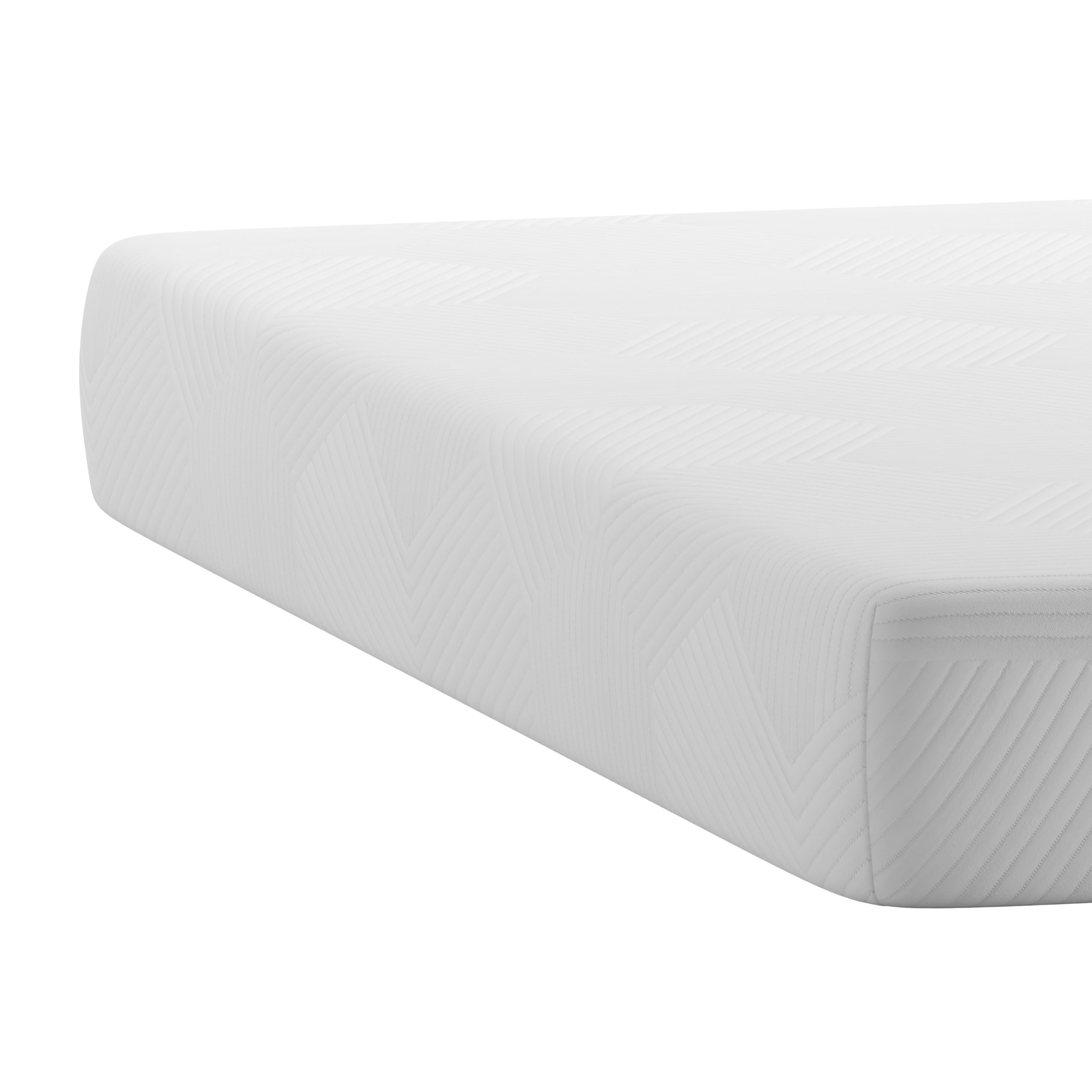 Merrick Lane Iris 8" Full Mattress - 6" Poly Base - Green Tea Cooling Gel - 2" Charcoal Infused Gel Memory Foam - CertiPUR-US Certified Foam - Mattress in a Box
