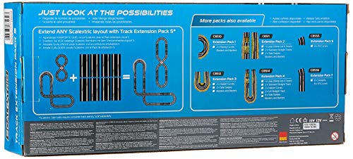 Scalextric Extension Pack 5 1:32 Scale Standard Straights x 8 C8554 Slot Car Track, White
