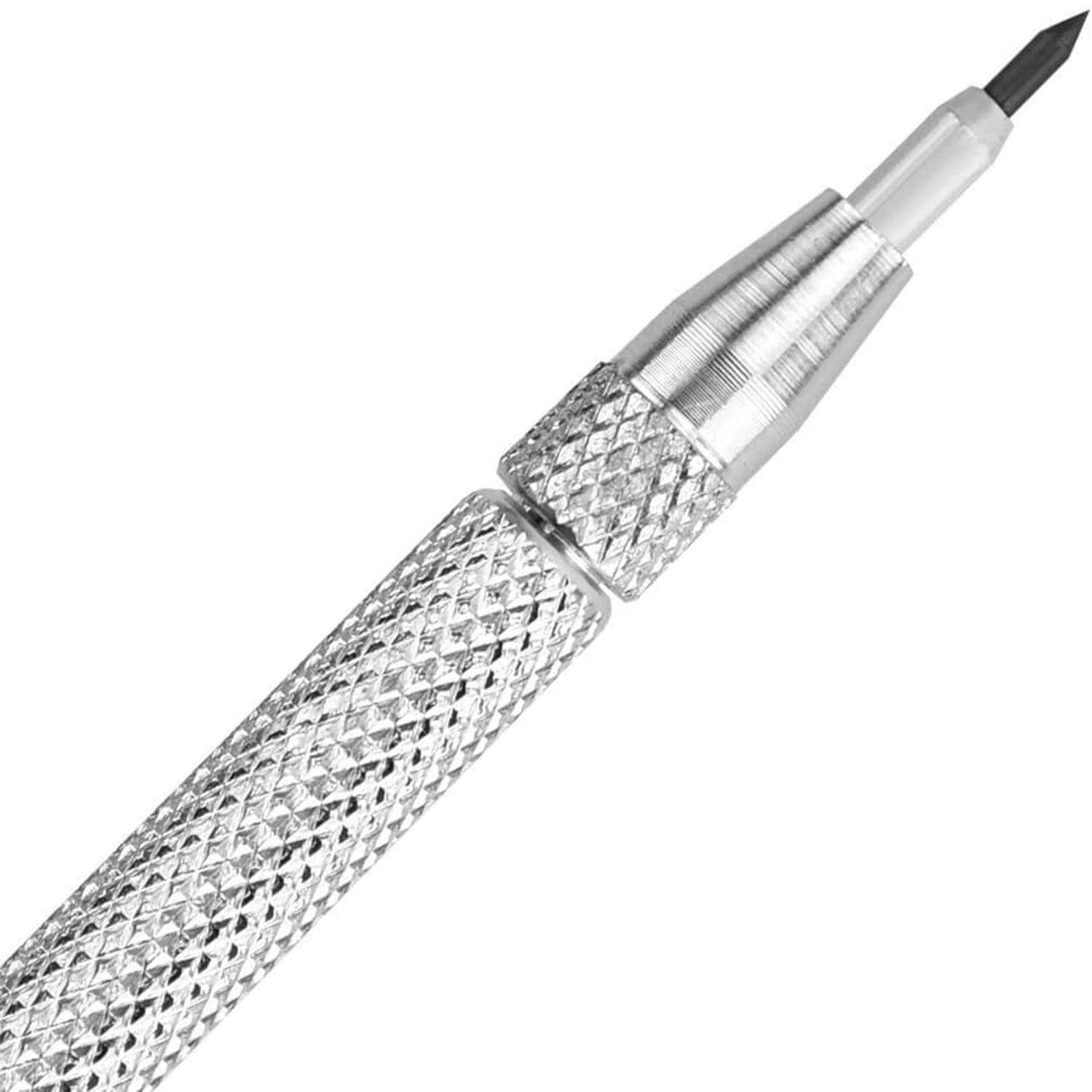 HeyooHeloo Aluminum Etching Engraving Pen,Tungsten Carbide Tip Scriber with Clip and Magnet 2 pack,Extra 2 Free Replacement Tips Included.(2 of pack)