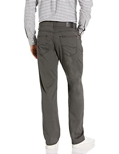 Lee Men's Extreme Motion Athletic Fit Tapered Leg Jean Dark Gray 42W x 32L