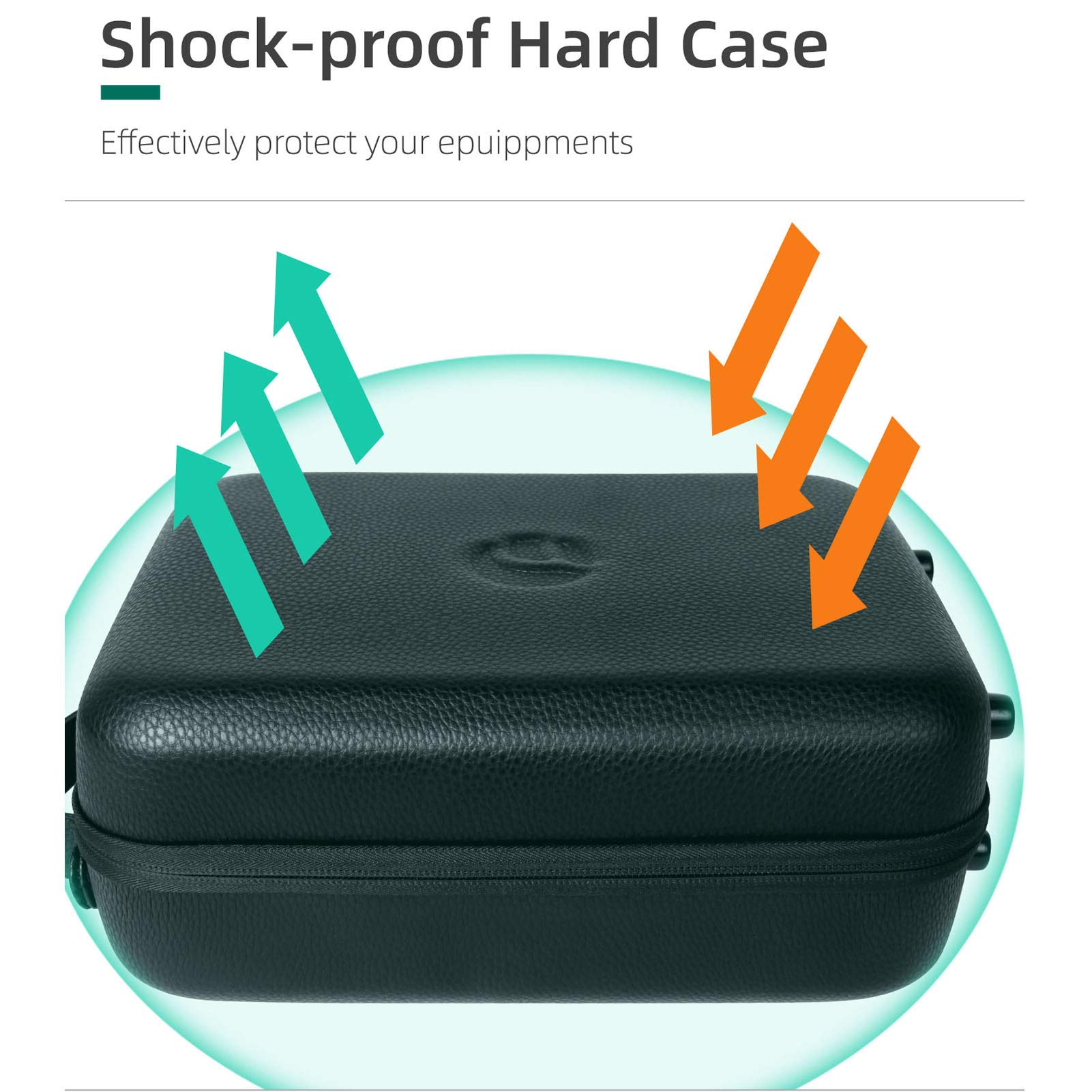 Darkhorse Hard Travel Case Storage Bag Compatible with Oculus Quest 2 VR Headset System